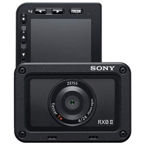 Sony Cyber-Shot RX0 II 15.3MP Ultra-Compact Camera Bundle with 128 GB MicroSDXC UHS-I Memory Card and Shooting Grip and Tripod