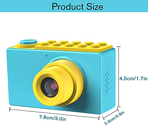 Kids Digital Camera, 1080P FHD Kids Camera 2 Inch IPS Screen Compatible Selfie Support 32GB SD Card, for Boys Girls Puzzle Pack Included