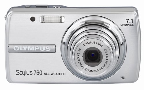 Olympus Stylus 760 7.1MP Digital Camera with Dual Image Stabilized 3x Optical Zoom (Silver)