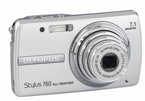 Olympus Stylus 760 7.1MP Digital Camera with Dual Image Stabilized 3x Optical Zoom (Silver)