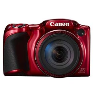 Canon PowerShot SX420 Digital Camera w/ 42x Optical Zoom - Wi-Fi & NFC Enabled (Red) (Renewed)