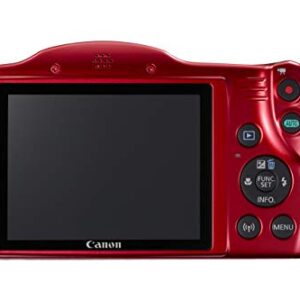 Canon PowerShot SX420 Digital Camera w/ 42x Optical Zoom - Wi-Fi & NFC Enabled (Red) (Renewed)