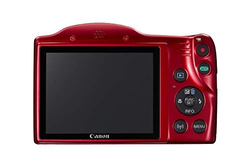 Canon PowerShot SX420 Digital Camera w/ 42x Optical Zoom - Wi-Fi & NFC Enabled (Red) (Renewed)