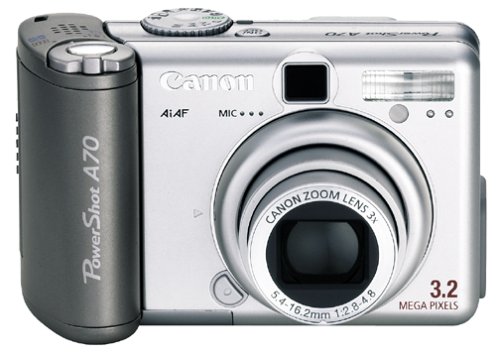 Canon PowerShot A70 3.2MP Digital Camera w/ 3x Optical Zoom