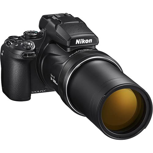 Nikon COOLPIX P1000 Digital Camera w/NIKKOR 125x Optical Zoom Lens, 64GB Transcend SD Memory Card, Tripod, Bag, Lens Blower/Cleaner and More (Renewed)