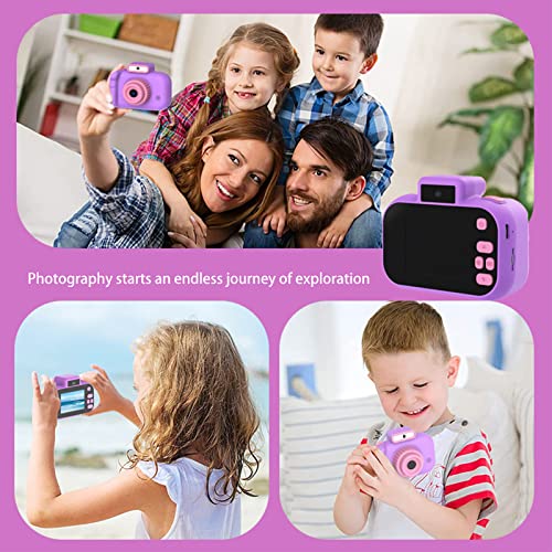 4800W Front and Rear 1080p Hd Children's Digital Camera, 8X Digital Zoom Video and Games, with Flash Birthday Gifts for Kids