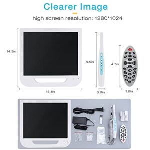 LVCHEN Camera with Display Screen - Remote Controller USB Digital Automatic Focusing Ergonomic Wired Camera 6 LED 10.0 Megapixel for Clinic