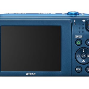 Nikon COOLPIX S3600 20.1 MP Digital Camera with 8x Zoom NIKKOR Lens and 720p HD Video (Blue) (Discontinued by Manufacturer)