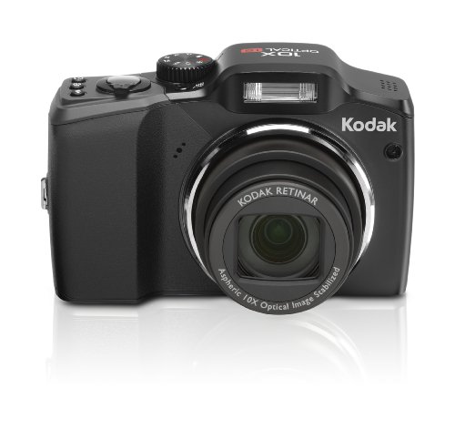 Kodak Easyshare ZD15 10MP Digital Camera with 10x Optical Image Stabilized Zoom with 2.5 inch LCD (Black)