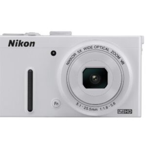 Nikon COOLPIX P330 12.2 MP Digital Camera with 5x Zoom (White)