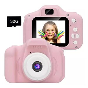 ruifaya kids selfie camera digital,toddler camera,children digital video camera toys for 3 4 5 6 7 8 9 year old,christmas birthday festival gift