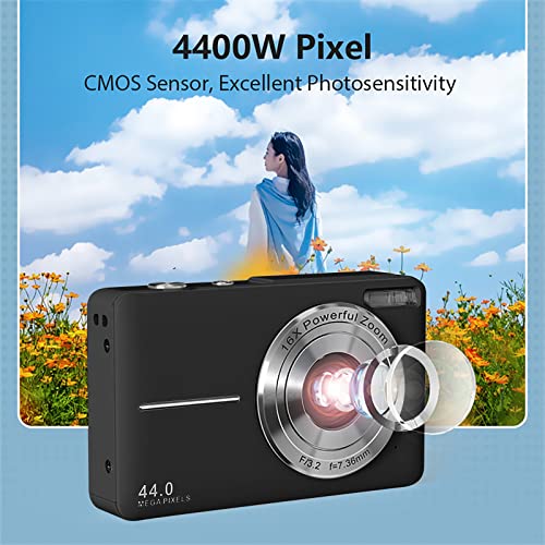 1080p Hd Digital Camera 44 Million Photos 16x Digital Zoom Portable Camera Shake-Proof Home Video Camera 32gb Memory