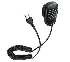 fanverim handheld shoulder speaker mic compatible with midland lxt630vp3 lxt600vp3 lxt500vp3 gxt1000vp4 gxt1050vp4 gxt1030vp4 t71vp3 g5 m99 75-785 75-810 75-822 sp-410 2 way radio