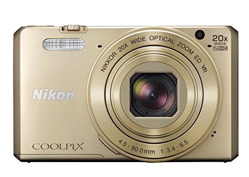 Nikon COOLPIX S7000 Digital Camera (Gold) - International Version (No Warranty)