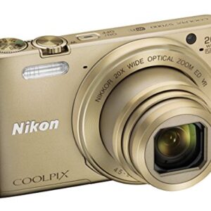 Nikon COOLPIX S7000 Digital Camera (Gold) - International Version (No Warranty)