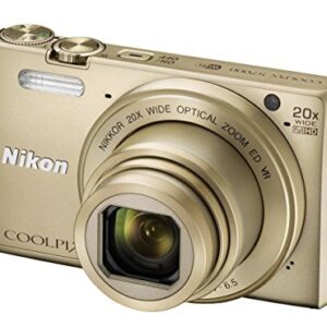 Nikon COOLPIX S7000 Digital Camera (Gold) - International Version (No Warranty)