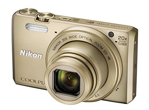 Nikon COOLPIX S7000 Digital Camera (Gold) - International Version (No Warranty)