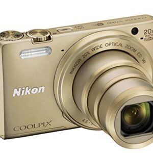 Nikon COOLPIX S7000 Digital Camera (Gold) - International Version (No Warranty)