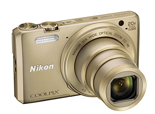 Nikon COOLPIX S7000 Digital Camera (Gold) - International Version (No Warranty)