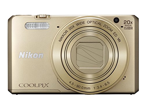 Nikon COOLPIX S7000 Digital Camera (Gold) - International Version (No Warranty)