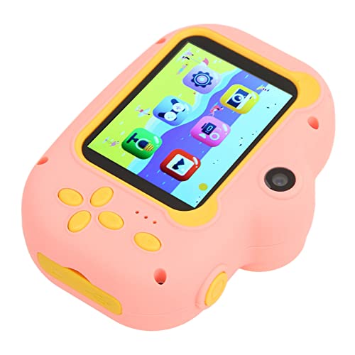 JTLB 1080P 2inch Kids Camera ， Cute Cartoon Design USB HD Digital Children Selfie Camera ，Built in 1000mAh Battery for Birthday (Pink)