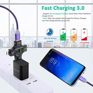 Besgoods Fast Charge 3.0 USB Wall Charger [4-Pack] 5V 3A Fast Charging Block 18W QC Power Adapter for Wireless Charger Stand, Compatible with iPhone 14 Pro Max Samsung Galaxy S23 Ultra 22 21 20 A03s