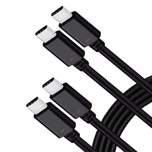 Samsung USB C to USB C Cable [3.3ft, 2-Pack],100W/5A Super Fast Charging 2.0 Cord for Samsung Galaxy S22 S22+ S22Ultra S21 S21+ S21Ultra Note20/20+ S10,Galaxy Tab S7 S7+ S8 S8+ S8 Ultra and More