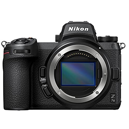 Al's Variety-Nikon Intl. Nikon Z7II Mirrorless Digital Camera 45.7MP Body (No Lens)+FTZ Mount Adapter+Shot-Gun Microphone+LED Always on Light+64GB Extreme Speed Card, Gripod,Case (26pc Video Bundle)