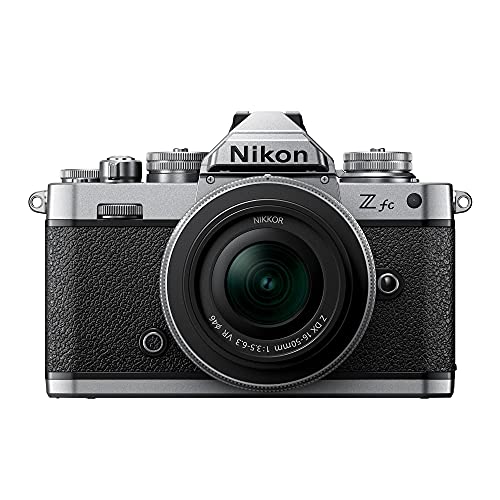 Nikon Z fc DX-Format Mirrorless Camera Body w/NIKKOR Z DX 16-50mm f/3.5-6.3 VR - Silver