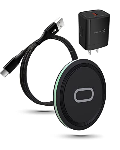 15W Wireless Charger Kits, Phone Charging Pad, iPhone Cordless Charging Station with Wall Plug for iPhone 14 13 Pro Max 12 11 Se X Xr Xs 8 Plus, Samsung Galaxy S23 S22 Ultra S21 S20 Android Cargador