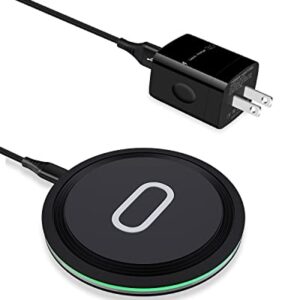 15W Wireless Charger Kits, Phone Charging Pad, iPhone Cordless Charging Station with Wall Plug for iPhone 14 13 Pro Max 12 11 Se X Xr Xs 8 Plus, Samsung Galaxy S23 S22 Ultra S21 S20 Android Cargador