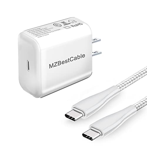 25W Super Fast Charging USB C Wall Charger and Cable for Samsung Galaxy S22/S22 Ultra/S22+/S23/S23 Plus/S21/S21 Ultra/S21+/S20/S20+/S20 Ultra/Note10/Note20/A53 A23 A23 A14 5G/Z Flip 3 4 5G/Z Fold 3 4