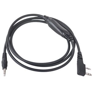 BTECH APRS-K1 Cable (Audio Interface Cable) for BaoFeng, BF-F8HP, UV-82HP, UV-5X3 (APRSpro, APRSDroid, Compatible - Android, iOS)