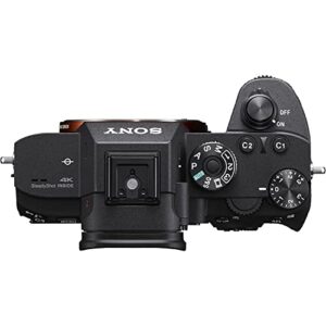 Sony intl. Alpha a7R IVA Mirrorless Digital Camera (Body Only) Bundle, Starter Kit + Accessories (HDMI Cable, LED Light, 128Gb Memory Card, Cleaning Kit) ILCE7RM4A/B, Black, full-size