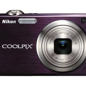 Nikon Coolpix S630 12MP Digital Camera with 7x Optical Vibration Reduction (VR) Zoom and 2.7 inch LCD (Royal Purple)