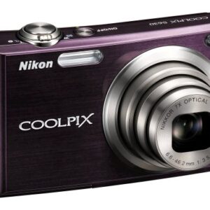 Nikon Coolpix S630 12MP Digital Camera with 7x Optical Vibration Reduction (VR) Zoom and 2.7 inch LCD (Royal Purple)