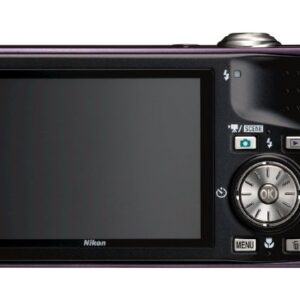 Nikon Coolpix S630 12MP Digital Camera with 7x Optical Vibration Reduction (VR) Zoom and 2.7 inch LCD (Royal Purple)