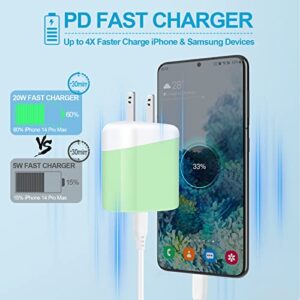 USB C Block Fast Charging for Google Pixel 7 Pro/7/6a/6 Pro/6/5a/5/5xl/4a/4xl/3/3a,20W PD Wall Charger Power Adapter USB C Box Plug for iPhone 14 Plus/14 Pro Max/13/12/11/XS/XR/SE/8 7 6 Plus/iPad Pro