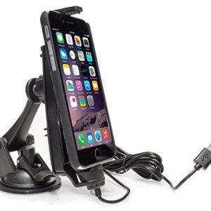 iBOLT.co iPro2 MFI Approved Car Dock / Desk Dock / Mount / Holder / for iPhone Xs / XS MAX / X / 8 / 8 Plus / 7 with Integrated 2 Meter Lightning Connector