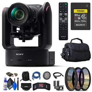 Sony FR7 Cinema Line PTZ Camera Kit with 28-135mm Zoom Lens (ILME-FR7K) 80GB CFexpress Card + Filter Kit + Bag + Card Reader + Network Cable + Memory Wallet + Cleaning Kit + HDMI Cable