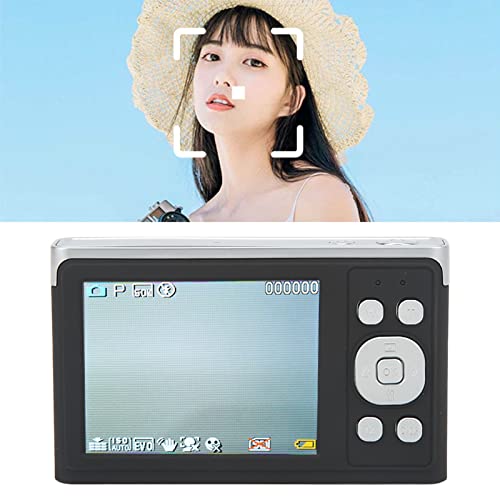 Digital Camera, Mini Digital Camera 14in Screw Interface 16X Zoom AF Autofocus with Storage Bag for Shooting (Black)