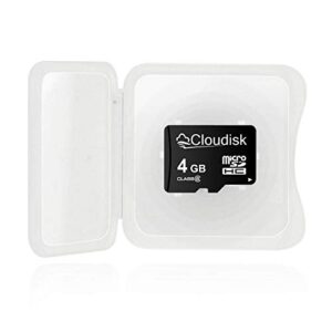 Cloudisk 5Pack 4GB Micro SD Card 4 GB MicroSD Memory Card Class6 with Card Reader + SD Adapter,Bulk Sale