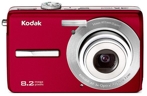 Kodak Easyshare M863 8.2 MP Digital Camera with 3xOptical Zoom (Red)