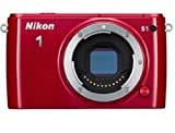 Nikon 1 S1 10.1 MP HD Digital Camera (Red) Body only (Renewed)