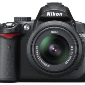 Nikon D5000 DSLR Camera with 18-55mm f/3.5-5.6G VR and 55-200mm f/4-5.6G VR Lenses (OLD MODEL)