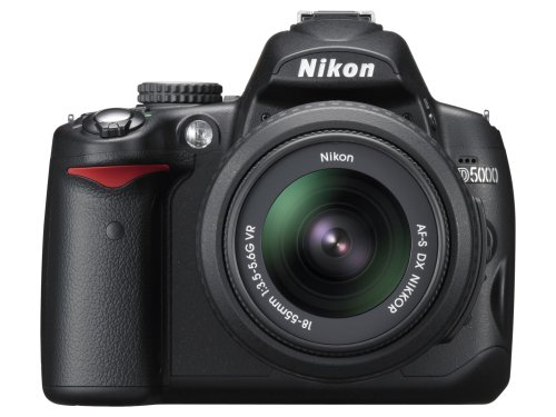 Nikon D5000 DSLR Camera with 18-55mm f/3.5-5.6G VR and 55-200mm f/4-5.6G VR Lenses (OLD MODEL)