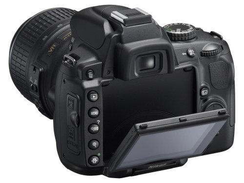 Nikon D5000 DSLR Camera with 18-55mm f/3.5-5.6G VR and 55-200mm f/4-5.6G VR Lenses (OLD MODEL)