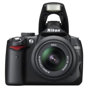 Nikon D5000 DSLR Camera with 18-55mm f/3.5-5.6G VR and 55-200mm f/4-5.6G VR Lenses (OLD MODEL)