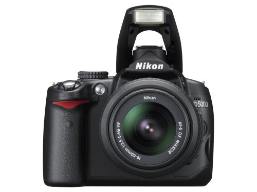 Nikon D5000 DSLR Camera with 18-55mm f/3.5-5.6G VR and 55-200mm f/4-5.6G VR Lenses (OLD MODEL)