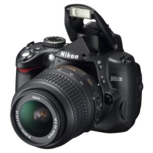 Nikon D5000 DSLR Camera with 18-55mm f/3.5-5.6G VR and 55-200mm f/4-5.6G VR Lenses (OLD MODEL)